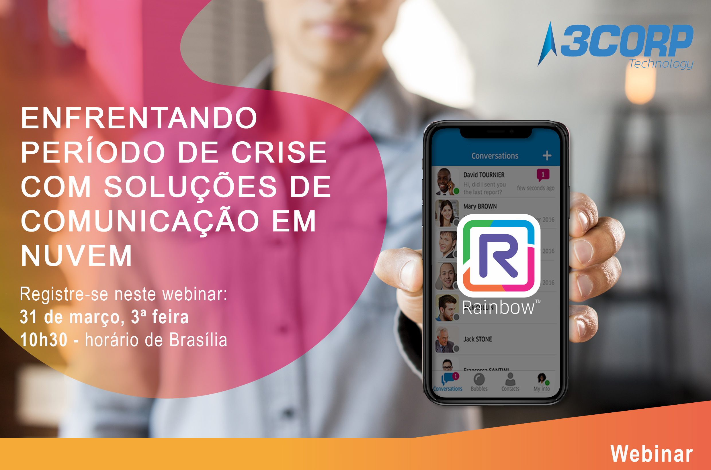 3CORP quer te ajudar. Teletrabalho grátis! | Blog | 3CORP Technology